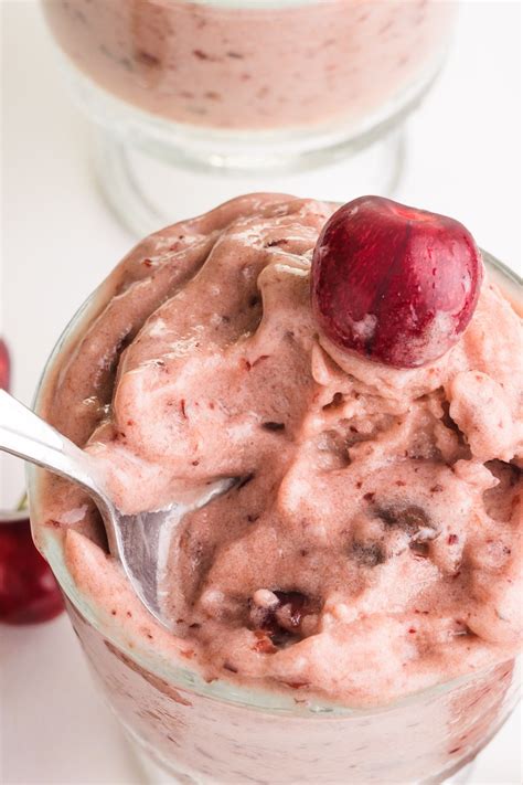 Cherry Nice Cream - Namely Marly