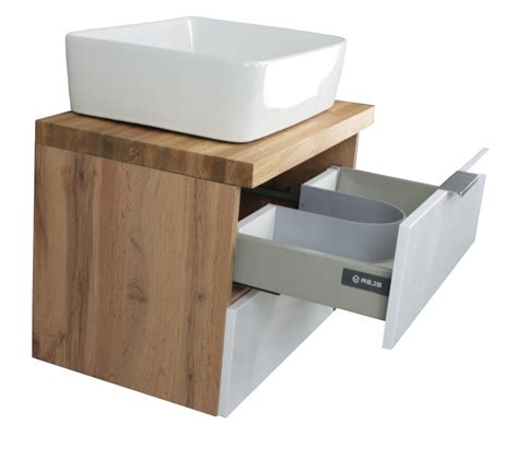 SZAFKA POD UMYWALKĘ 70 CM | LAKIER| LITY BLAT DĄB - 12413113094 ...