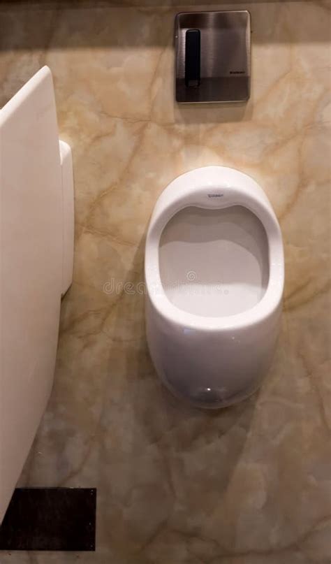 Urinal for Men in a Toilet Car Stock Image - Image of lavatory, hanging ...