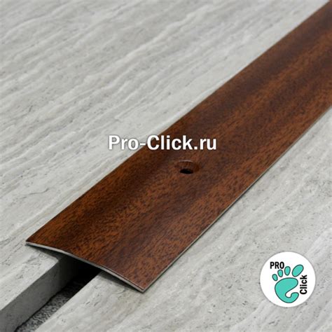 Одноуровневый порог под дерево Махагон, ширина 40 мм.