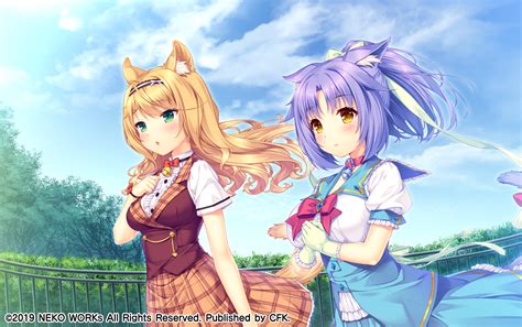 neko works sayori nekopara cinnamon (nekopara) maple (nekopara) animal ...