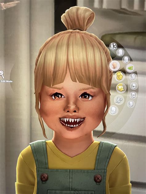 why do my toddler sims always look like this with distorted features? what mod is causing it ...