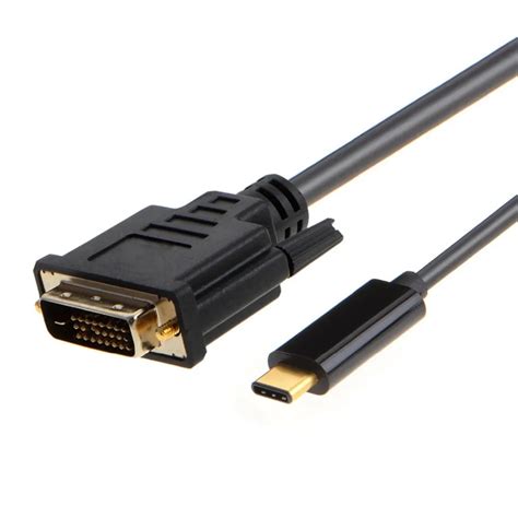 Usb C To Dvi,10 Feet Usb Type C To Dvi Cable For Chromebook Notebook ...