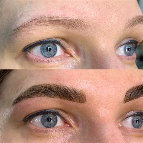 brow, mua, брови, укладка бровей, ламинирование бровей, до после, брови ...