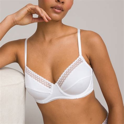 Бюстгальтер облегающий из микрофибры, microflexLa Redoute Collections ...