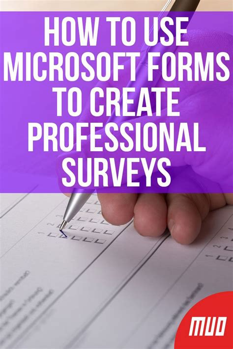 How to Use Microsoft Forms to Create Professional Surveys | Create a survey, Microsoft ...