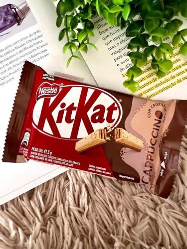 Chocolate Kit Kat Cappuccino 24x41,5g Nestlé Lançamento | Parcelamento ...
