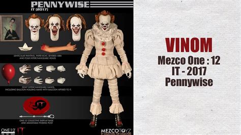 Фигурка - Клоун Пеннивайз - Mezco One:12 - IT-2017 - Pennywise - YouTube