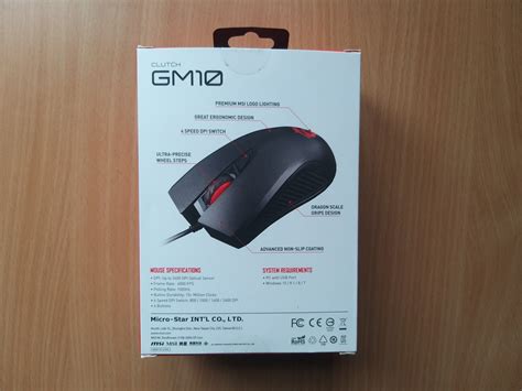 Мышь MSI Clutch GM10: обзор, характеристики, фото | TeraNews.net