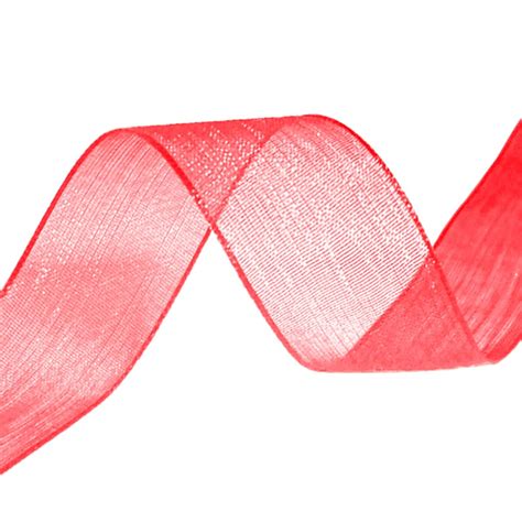 Red Organza Ribbon ~ 6mm | Artcuts