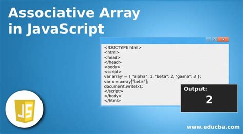 Associative Array in JavaScript | Examples of Associative Array