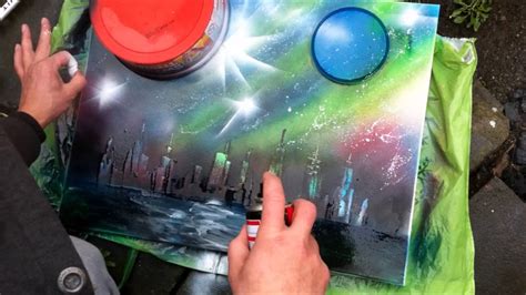 картина спреем. \\\/// sprey paint art. - YouTube