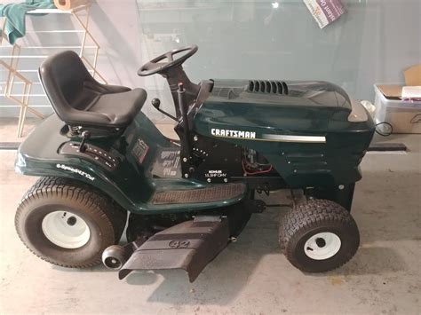 Craftsman riding mower and snow plow 15.5hp 42" deck for Sale in Johnsburg, IL - OfferUp