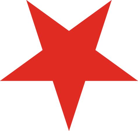 Красная звезда PNG