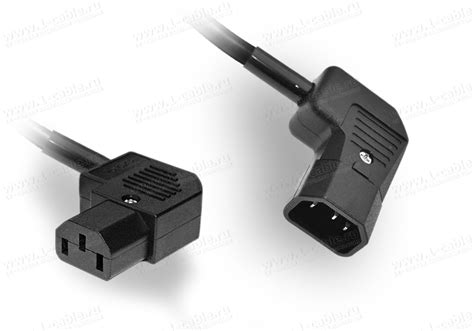 1K-MP62-1 First Cable - Кабель питания IEC 320, C14 угловая вилка - C13 ...