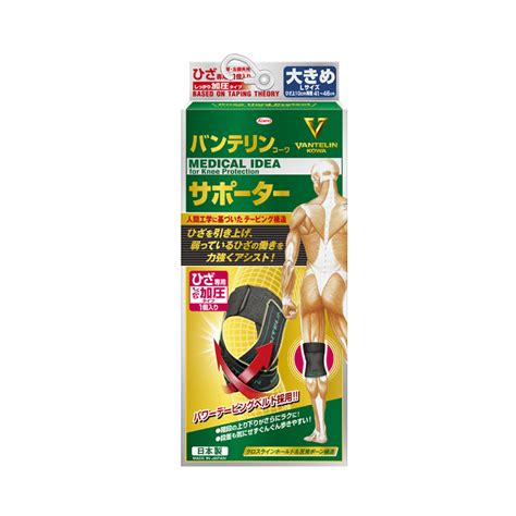 VANTELIN KOWA KNEE SUPPORT (FIRM SUPPORT & COMPRESSION)｜Kowa -English-