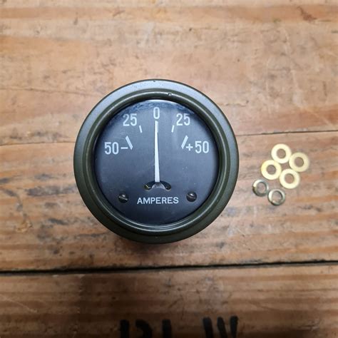 Ammeter 50 Amperes MB - Van Buuren Jeeps