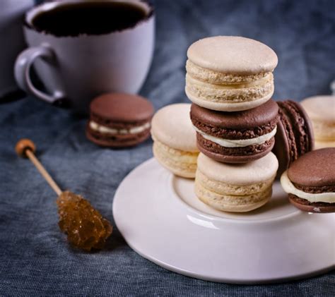 Скачать обои кофе, крем, печенье, coffee cup, выпечка разрешение ...
