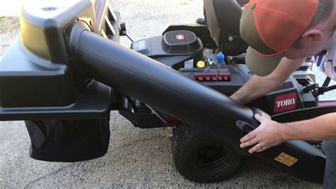 Toro Timecutter bagger kit - unboxing and installation - Part 2 - YouTube