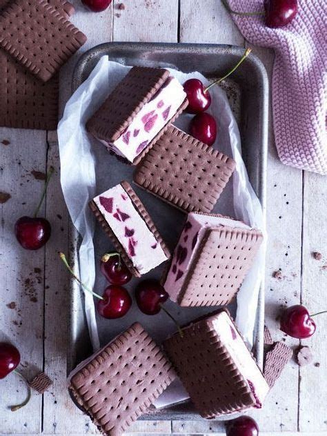 Kirsch Cookie-Eis Sandwiches mit Kakao Keksen (Meine Küchenschlacht ...