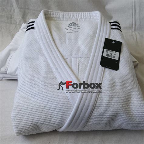 Кимоно для дзюдо Adidas Champion 3 с лицензией IJF 730 гм2 (J-IJF ...