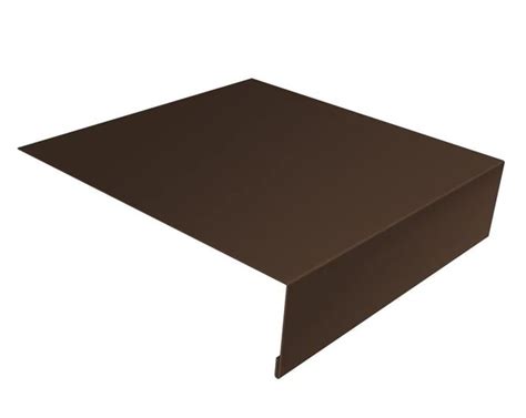 Лобовая планка для кровли 200*50*1250 мм, RAL 8017 шоколад, 2 шт ...