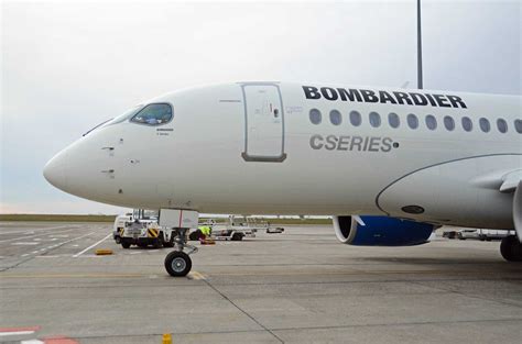 Bombardier CS100 opereaza zboruri test in Europa