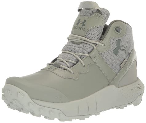 Under Armour Micro G Valsetz Trek Mid Waterproof, in Gray for Men | Lyst