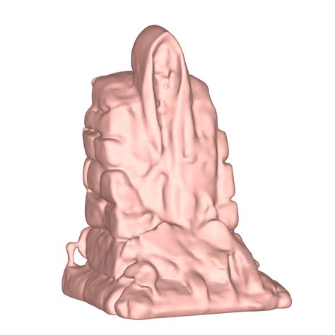 Файл STL Статуя мрачного жнеца из камня 🐉・Дизайн для загрузки и 3D ...