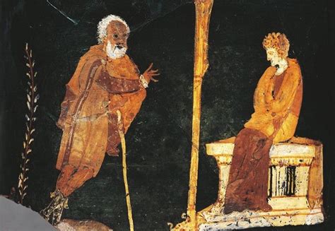Дельфийский оракул. Изображение на вазе. | Фото: allday.com. | Ancient ...