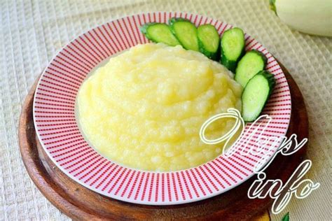 Картофельно-кабачковое пюре, рецепт