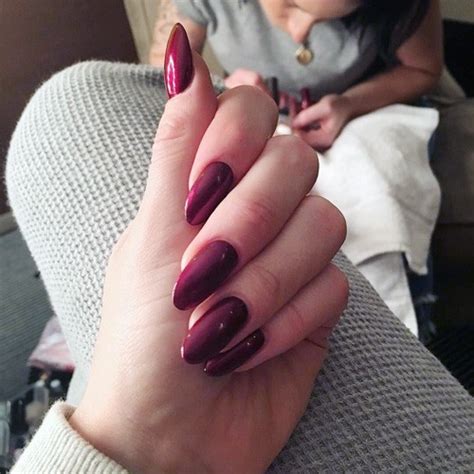 Jessie J Burgundy Nails | Steal Her Style