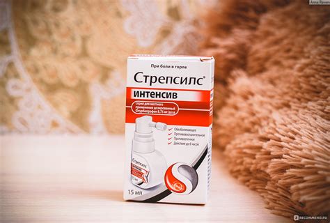 Спрей для горла Стрепсилс интенсив - «Спрей Стрепсилс Интенсив ...
