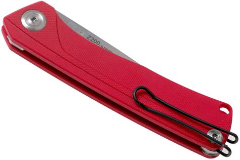 ANV Z200 Sleipner, Linerlock, G10, Red, Z200-010 Taschenmesser ...