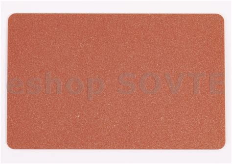 Card CR-80 metallic bronze | eshop SOVTE