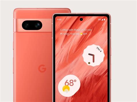 Смартфон Google Pixel 7a 8/128 ГБ Коралловый | Coral (USA, Global ...