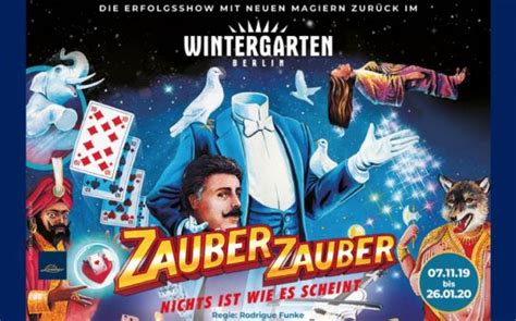 Zauber Zauber im Wintergarten Varieté Berlin: 61€ sparen bei Tickets