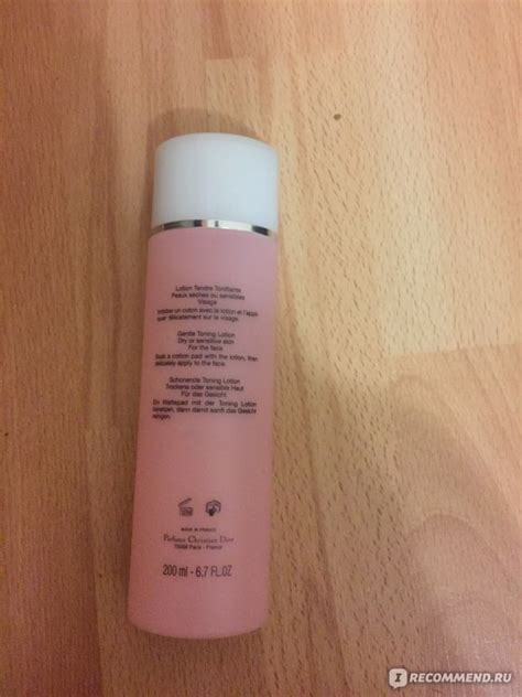 Лосьон-тоник Dior Lotion Tendre Tonifiante для сухой и чувствительной ...