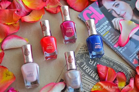 Цветотерапия от Sally Hansen – моя коллекция лаков Color Therapy ...