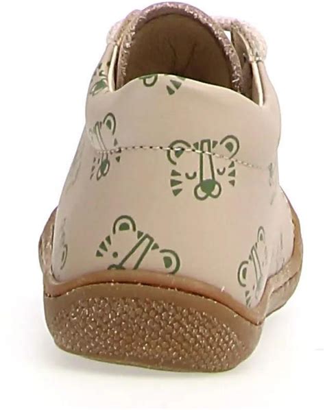 Naturino Skórzane buty "Coco" w kolorze beżowym do nauki chodzenia ...