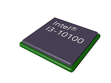 Intel I3 Processor 3d model Cinema 4D files free download - CadNav