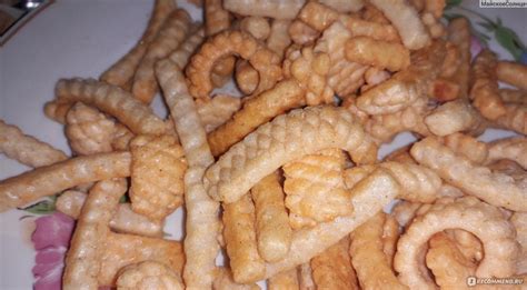 Чипсы Lang lang crisp Вкус креветка/кальмар 28гр - «Союз кальмара и ...