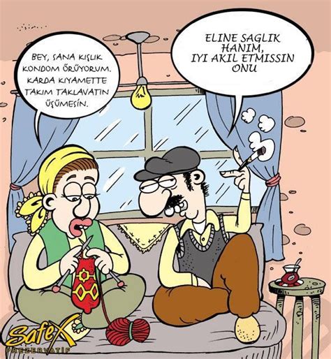 SafexTR — prezervatif karikatürleri