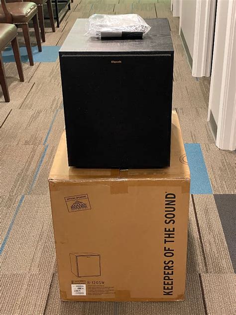 Klipsch R-120SW Subwoofer, Black | Reverb