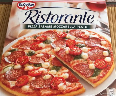 Замороженная пицца DR.OETKER Ristorante "Салями, Моцарелла, Песто ...