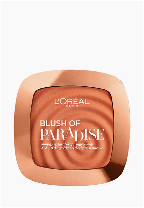 Румяна L'Oreal Paris с сияющим покрытием, цвет: оранжевый, RTLAAK895601 ...