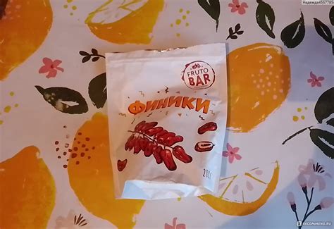 Финики сушёные Fruto Bar с косточкой - «Пересушенные финики Fruto Bar ...