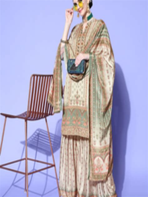 Buy ZOLA Women Ethnic Motifs Polyester Hyper Texture Kurta Set - Kurta ...