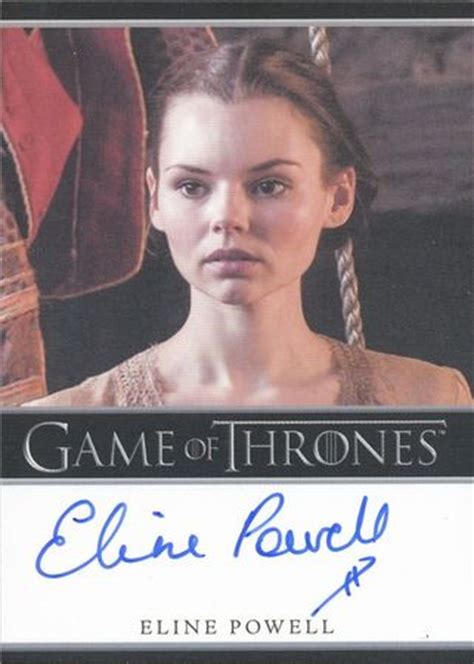 Eline Powell as Bianca (Bordered) Limited - Signature/Autograph ...