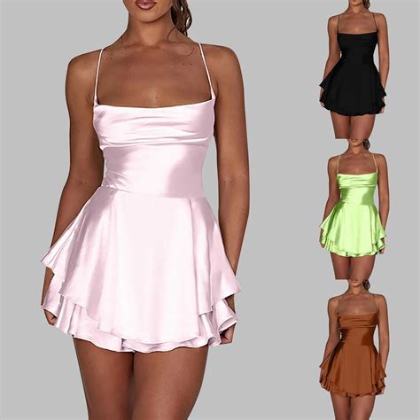 Женское атласное платье с открытой спиной | AliExpress